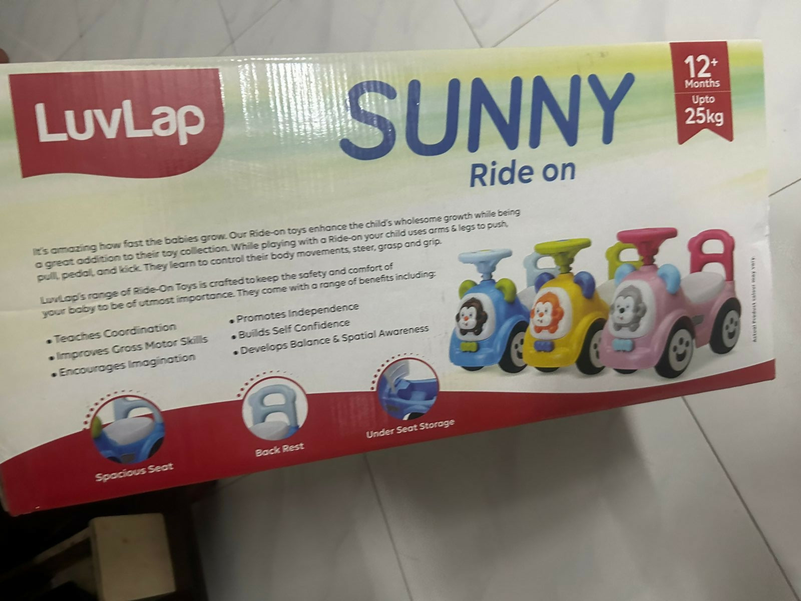 LUVLAP Sunny Ride-On for Kids | PyaraBaby