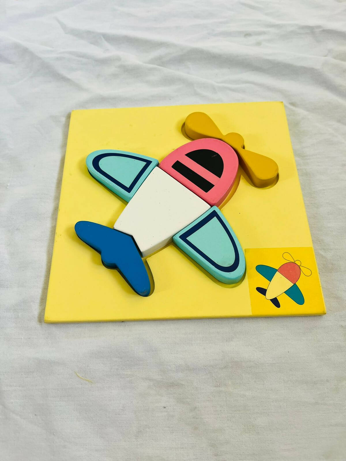 Wooden Aeroplane Puzzle | PyaraBaby