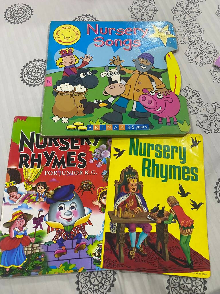Nursery Rhymes Book - Set of 3 – PyaraBaby